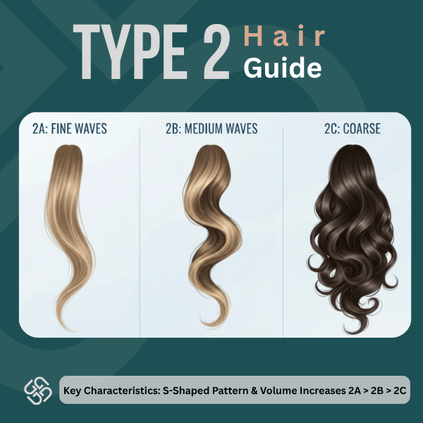 Understanding Type 2 Hair: Guide to 2A, 2B & 2C Hair Types
